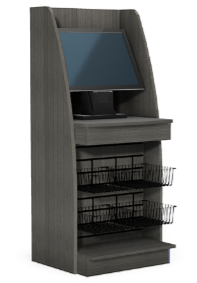 Cashier Register & Point Of Sale Stands | Micro Market Fixtures